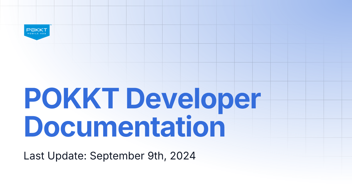 POKKT Developer Documentation | Pokkt Documentation